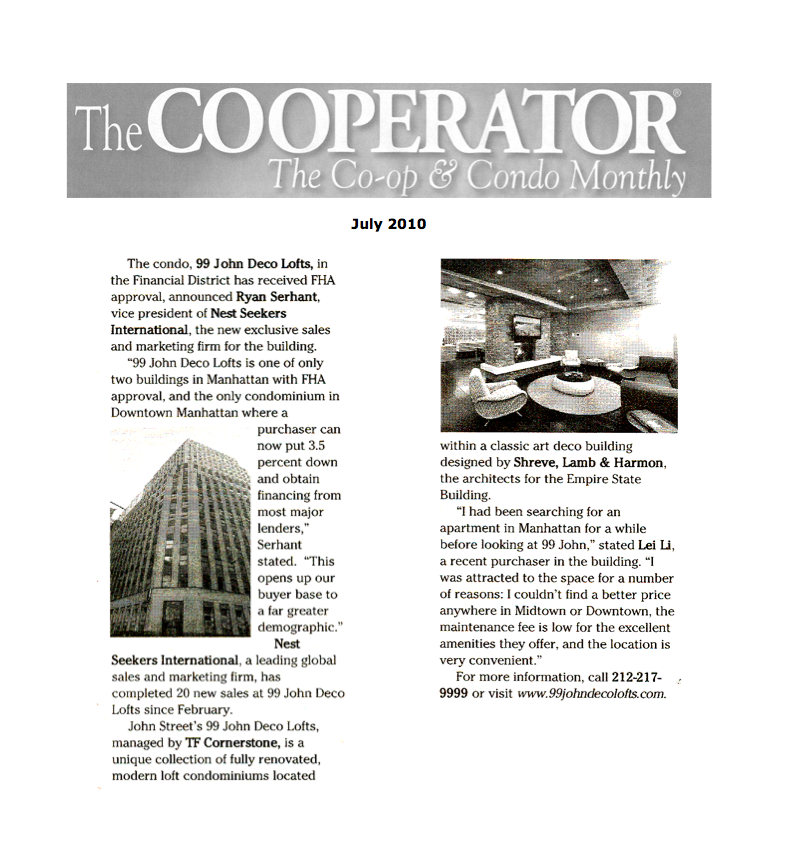 99 JOHN CONDO LOFTS | Nest Seekers